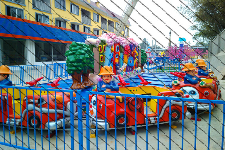 Experience the Thrill of Custom Fire Brigade Themed Amusement Train Rides