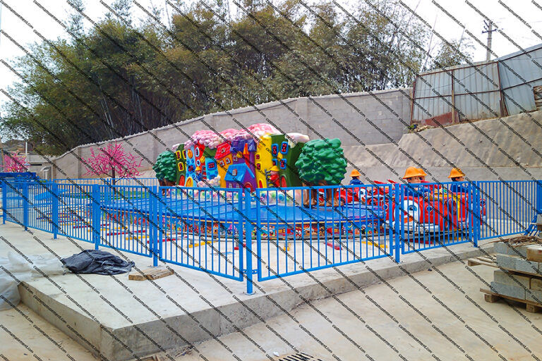 Experience the Thrill of Custom Fire Brigade Themed Amusement Train Rides